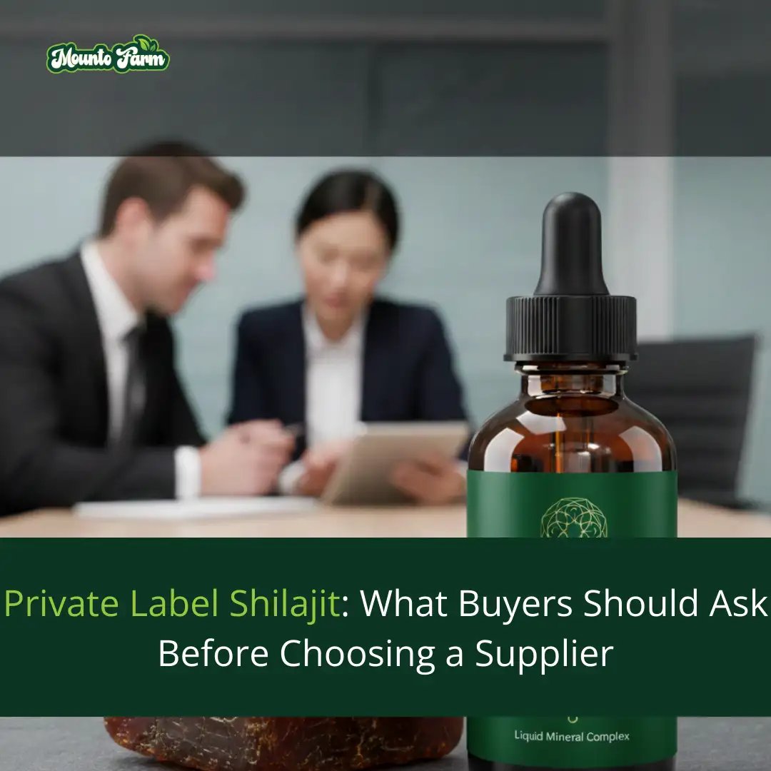 Private Label Shilajit Supplier Guide for Buyers
